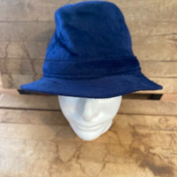 betmar | Accessories | Betmar New York Womens Blue Felt Bucket Hat ...
